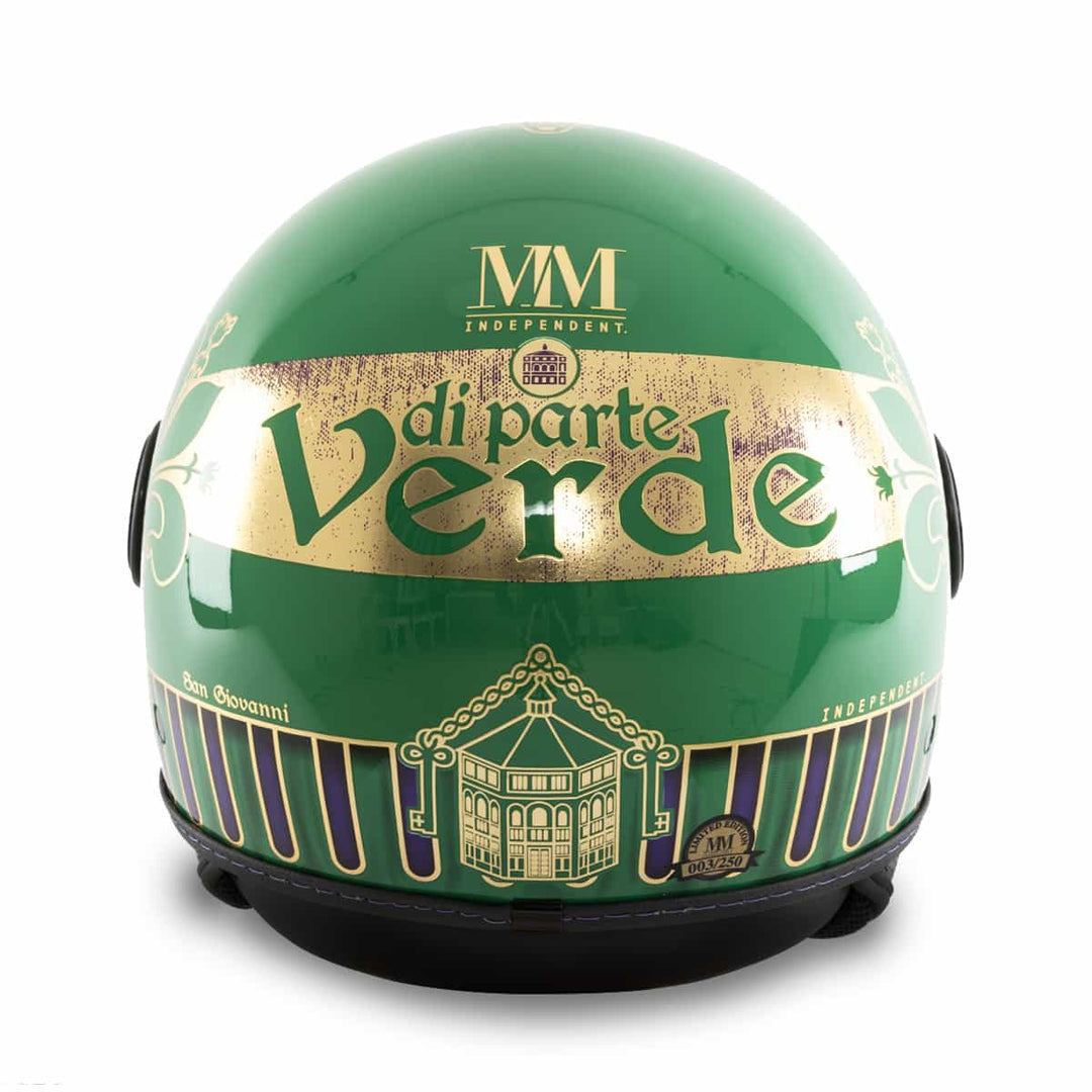 Casco Jet Calcio Storico Verdi: edizione limitata, Made in Italy ...